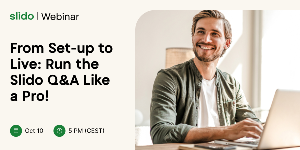 From Set-up to Live: Run the Slido Q&A Like a Pro!